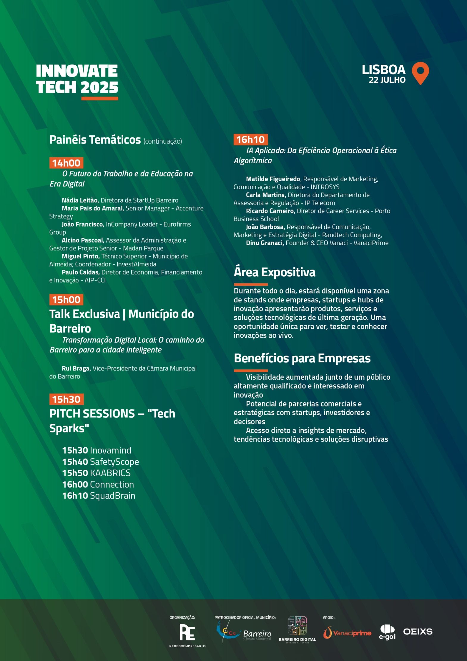 Evento – INNOVATE TECH 2025 – Rede do Empresário